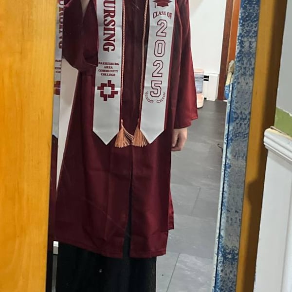 Personalized College Graduation Stole, Custom Grad Sash to Celebrate ...