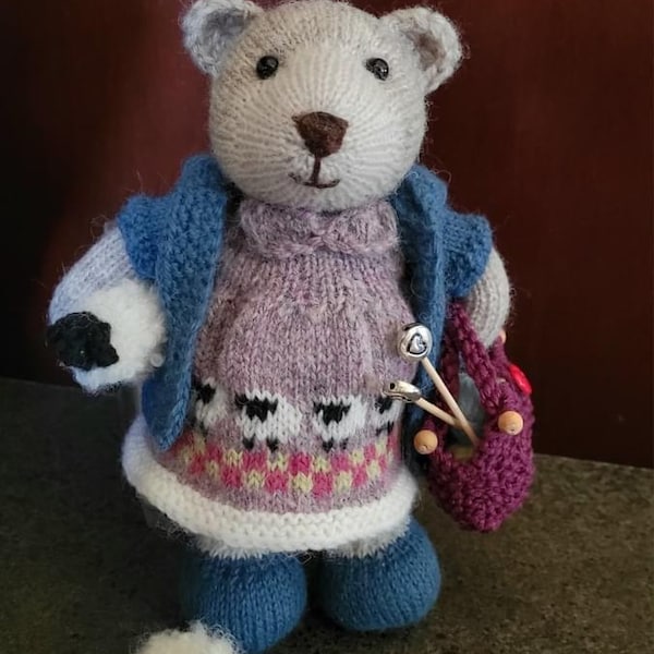 French Bulldog Puppy Knitting Pattern. Little Knitted Realistic Dog ...