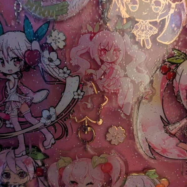 SAKURA BOARD FILLERS | Enamel Pin (set of 5) | Cherry Blossom | Floral ...