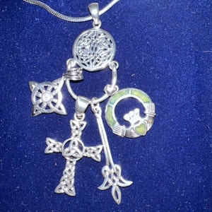 Celtic Knot Key Pendant Sterling Silver Key Pendant Key - Etsy