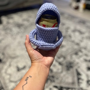 CROCHET PATTERN: Can Cozy Hoodie. Keeps Cans and Bottles Cooler and ...