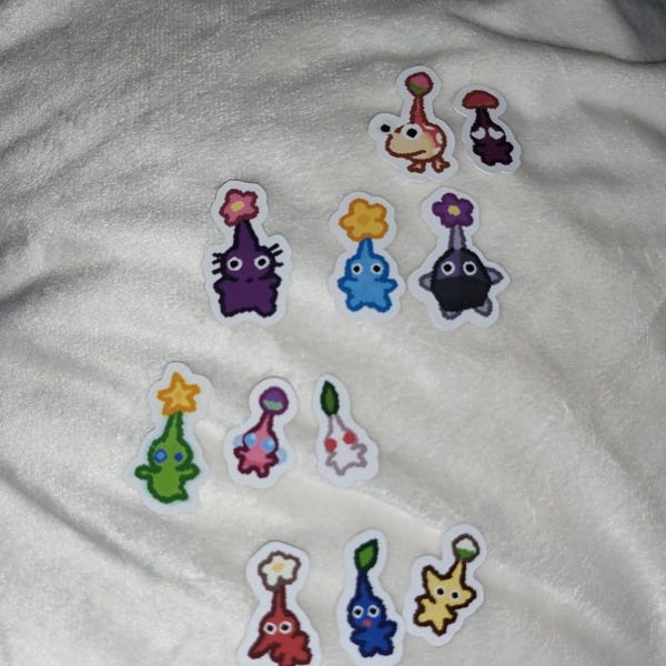 Pikmin Sticker Pack - Etsy