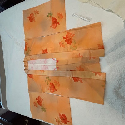 Elegant Sophisticated Homongi Kimono With an Ethereal Pastoral Scene ...