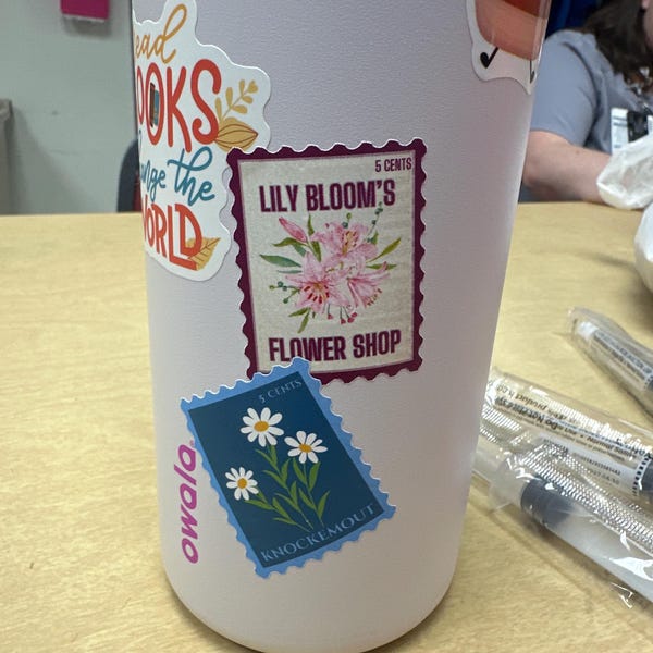 Book Club Member Card Vinyl Sticker Book Club Gift Kindle Sticker ...