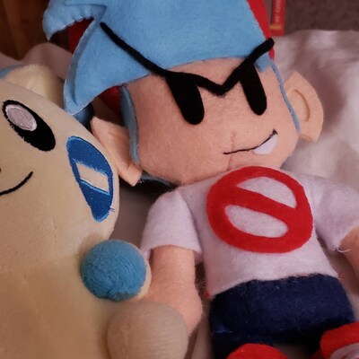 Boyfriend Plush Friday Night Funkin Game - Etsy México