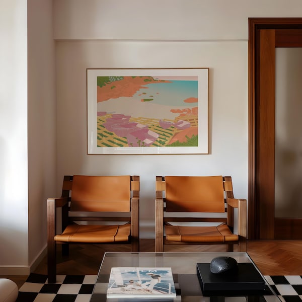 DIN A Black Frame Photoshop Mockup Template for Art and Prints Display ...