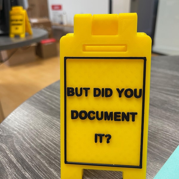 ON A CALL - Mini Floor Sign - Custom Colors - 3D Printed - Etsy