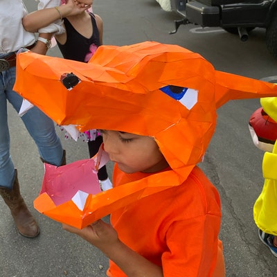 Charizard Paper Mask & Wings - Etsy