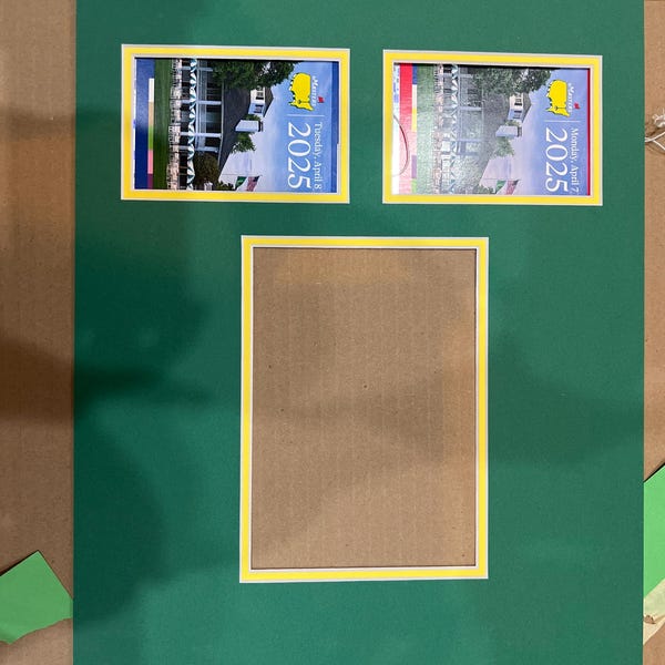 Custom Multi-opening Single Mat for Picture Frames - Etsy
