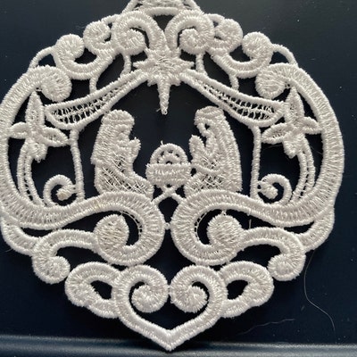 FSL Nativity Ornament Free Standing Lace Machine Embroidery Designs ...
