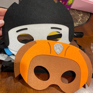 NEW DESIGN 12PCS Party Pack Pup Paw Masks for Birthday Party Favors ...