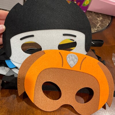 NEW DESIGN 12PCS Party Pack Pup Paw Masks for Birthday Party Favors ...