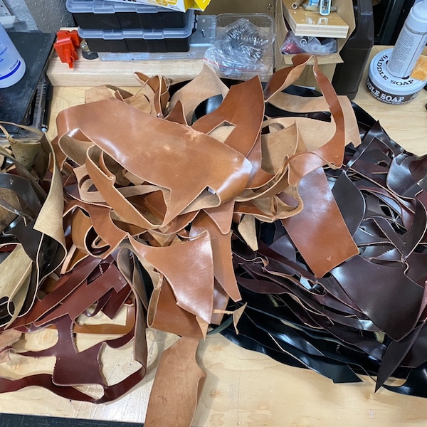 Horween Shell Cordovan Scrap - Etsy