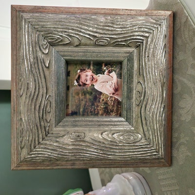 Dark Silver Brass 5x7 Stelliform Embossed Black Handmade Plastic ...