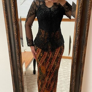 Kebaya off Shoulder, Custom Kebaya Modern, Custom Formal Event Dress ...