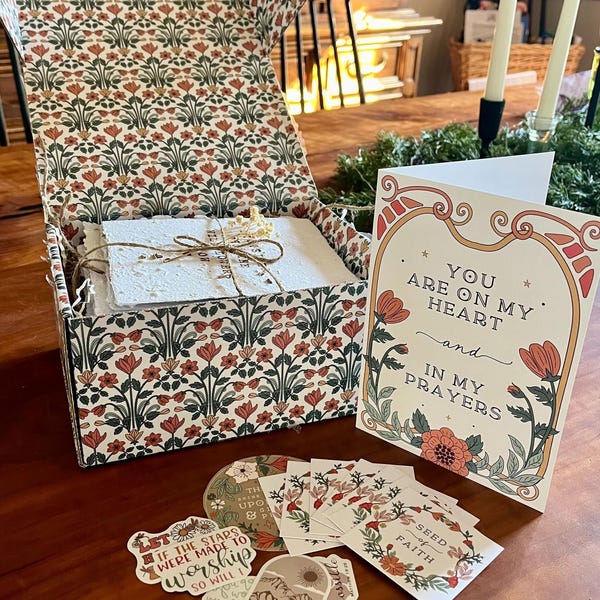 Build A Blessing Box: Christian Prayer & Care Gift - Etsy