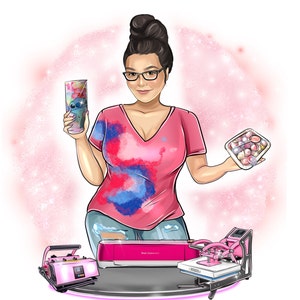 Cartoon Portrait Logo, Cartoon Logo Design, Logo for Business, Crafting ...