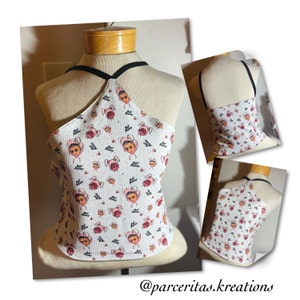 Halter Crop Top Sewing Pattern XS-XL Instant Download Easy Digital PDF ...