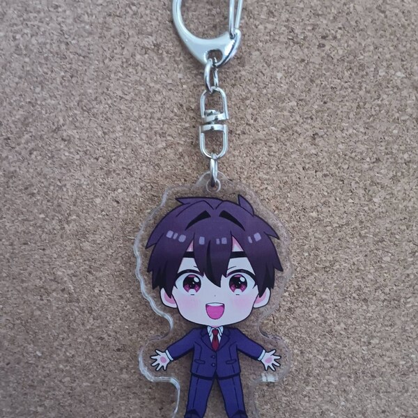 JJK Gojo Chibi Acrylic Charm Keychain - Etsy