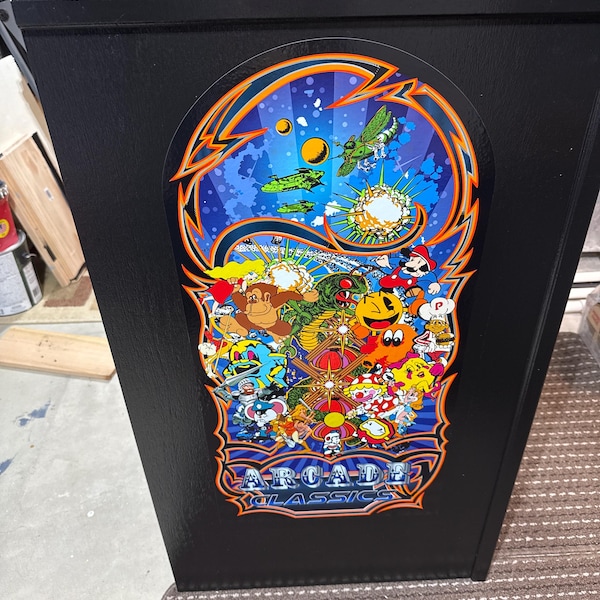 Mame Multicade Classics Side Art Arcade Cabinet Graphics Decals ...