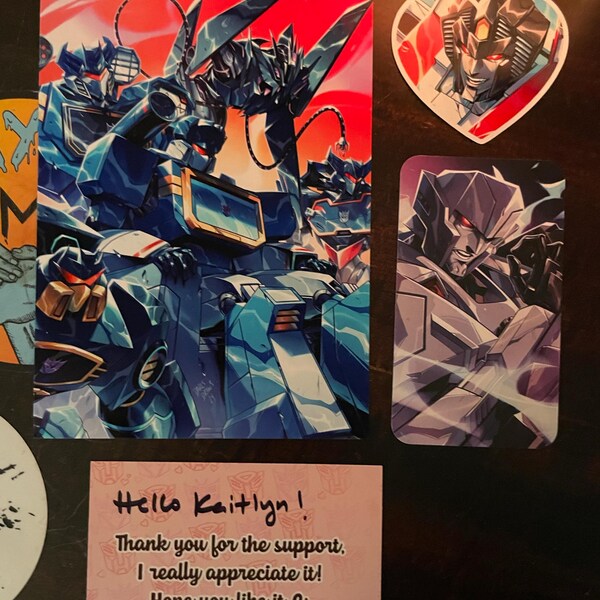 Soundwave & Laserbeak | Transformers Skybound Print - Etsy