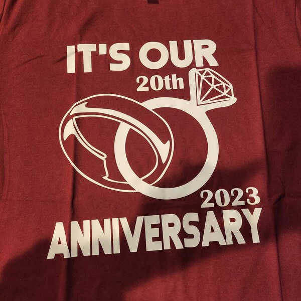 It's Our Anniversary Shirt, Custom Anniversary Shirt, Personalized ...