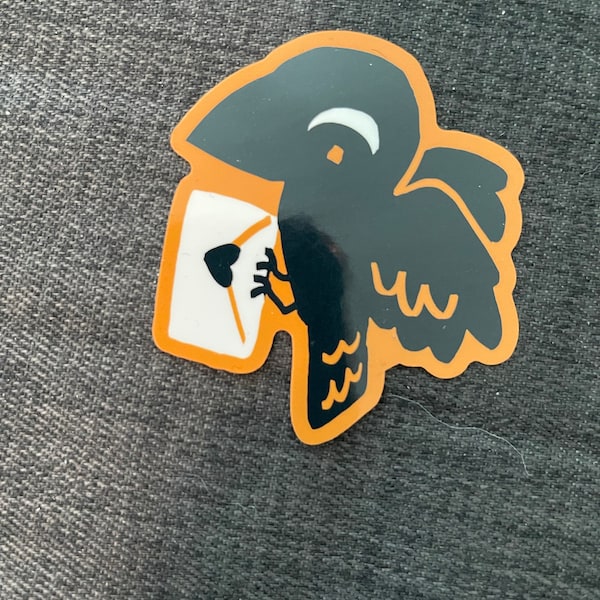 Crow Stickers - 3" - Etsy
