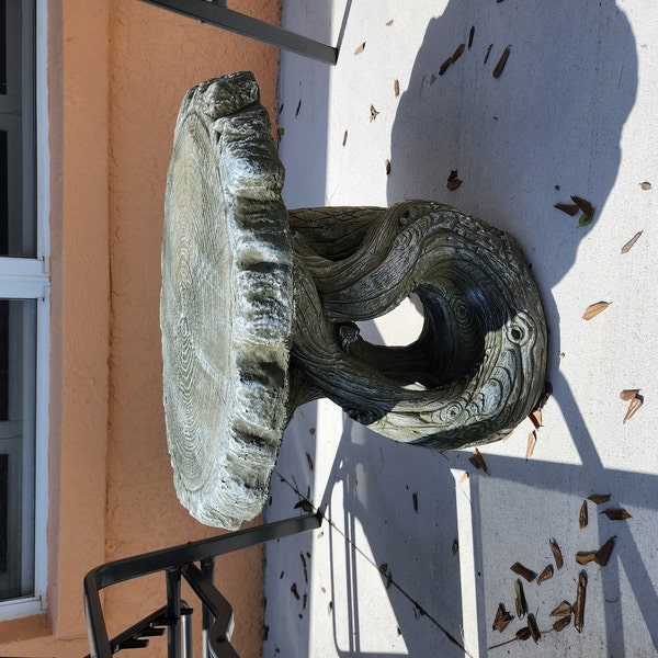 Solid Rock Stoneworks Driftwood Table Set- 18in Tall- Autumn Brown - Etsy
