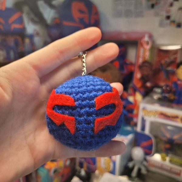 ATSV Spider-verse Crocheted Characters Keychains - Etsy