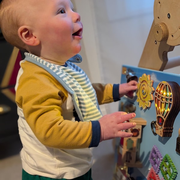 Busy Board Space Theme | Busyboard | Sensory Board | Travel Busy Board ...