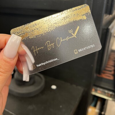 50 Pcs Plastic Card Embossing ID Card Membership Cards Embossed Cards ...