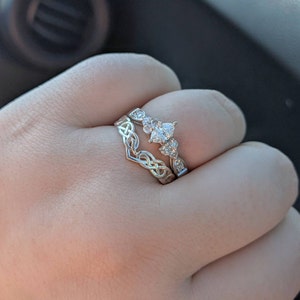 Twisted Branch Ring Branch Topaz Engagement Ring Womens - Etsy