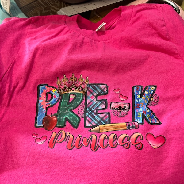 Pre-k Princess Png, Pre-k Png, Girl Pre-k Png, Back to School, First ...