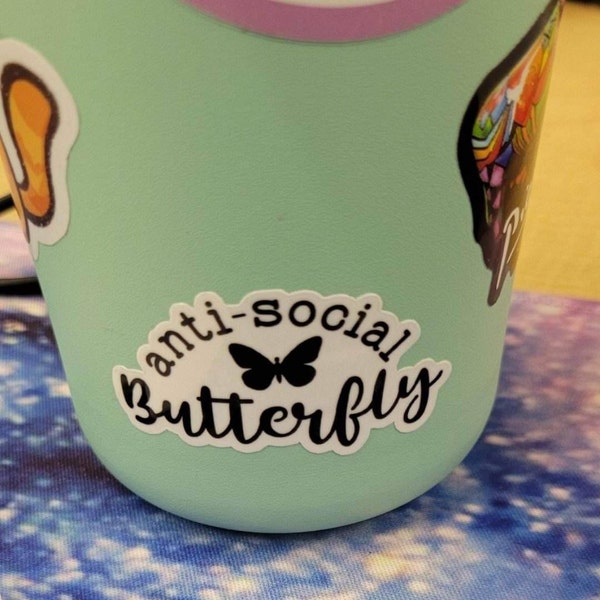 Emotional Support Water Bottle Sticker, Hydroflask Sticker, Waterproof ...