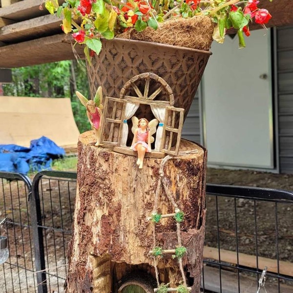 30 Cm Rope Ladder for a Fairy House or Garden With Moss. Made From ...