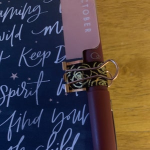 Rose Gold Foil Pen Loops/ Planner Accessories/ Travelers Notebook/ Pen ...