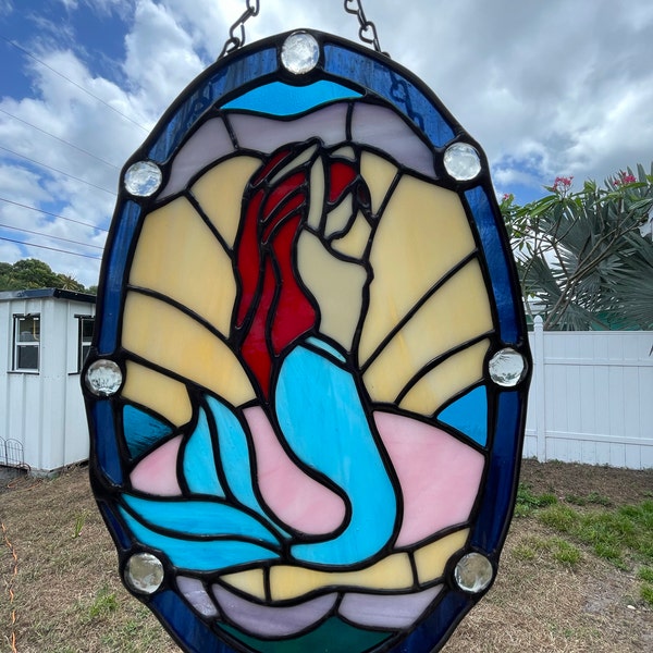 PATTERN • Pearl Mermaid Stained Glass Pattern • PDF • Digital Download ...