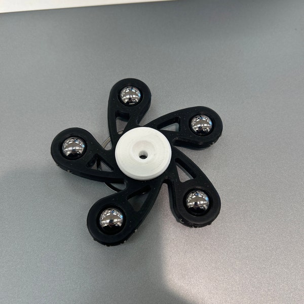 The Galaxy Blue & Yellow Fidget Spinner Spinny Mcspinface - Etsy