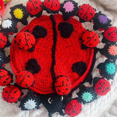 Ladybug Memory Game MINIMUM SEW Crochet Pattern - Etsy