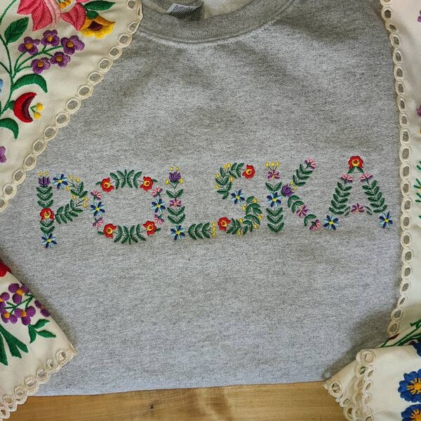 Flower Corner Folk, 2 Sizes, Machine Embroidery Designs Instant ...