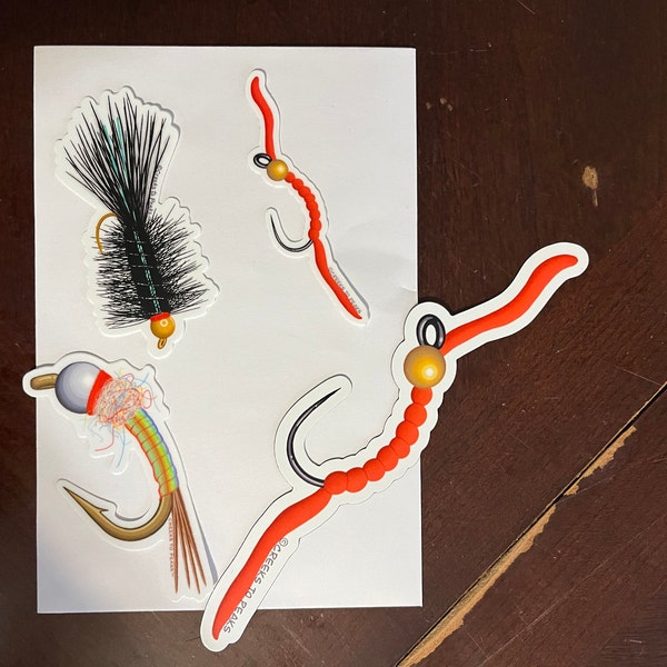 Brook Trout Pattern Flank Decal Sticker - Etsy