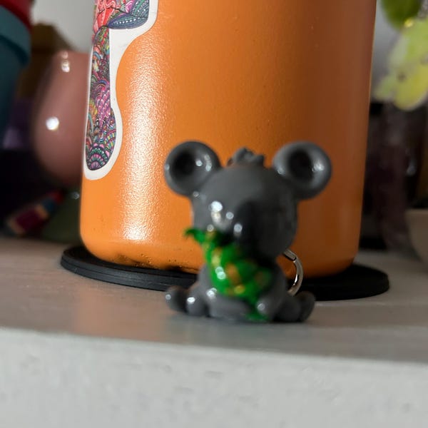 Winnie the Pooh Piglet Charm Clay Keychain Piglet Disney Charm Kawaii ...