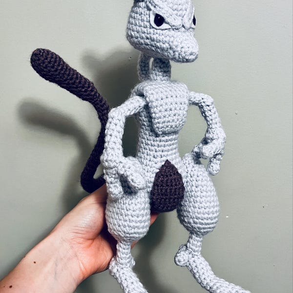 Mewtwo • Crochet Pattern • Amigurumi PDF File [GERMAN and ENGLISH] Incl ...