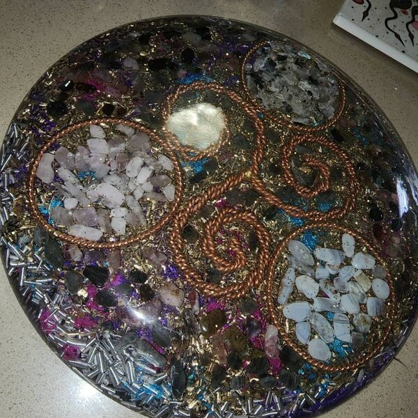 Massive Orgone Generator 76 Degree Prussian - Eloquent Elegance - Etsy