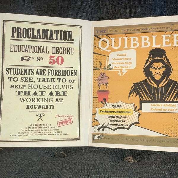 Personalised Educational Decree Proclamation Poster Wall Decoration ...