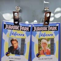 Jurassic Park Alan & Ellie Ingen ID Badge Set - Etsy Canada