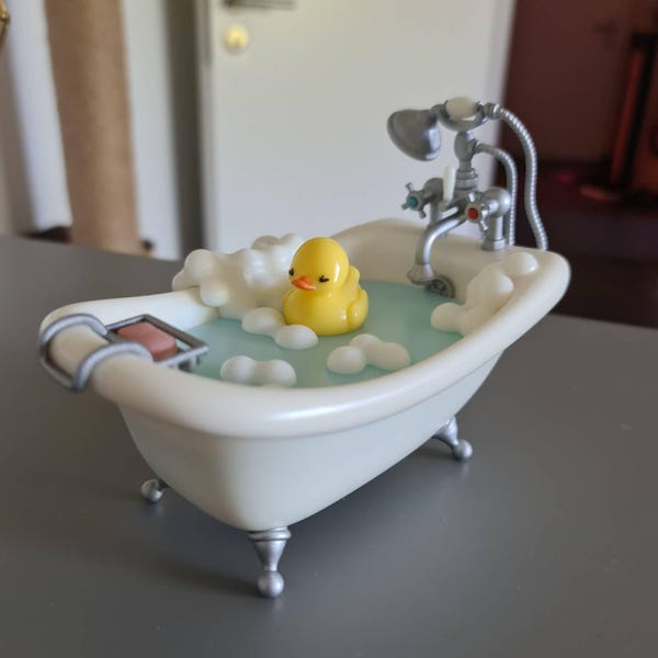 Bath Duck Trinket Dish | Resin Trinket Tray | Girls Trinket Bowl for ...