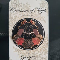 Cerberus Hard Enamel Pin | Greek Collection | Unique Fantasy Mythology ...