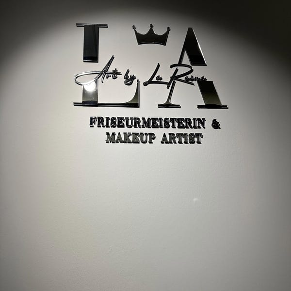 3D Wall Letters for Wall in Brushed Silver Color, Reception or Entryway ...