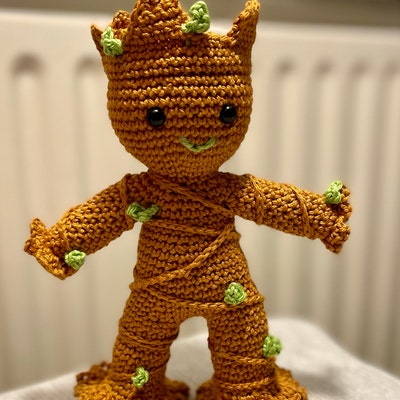 Baby Groot Amigurumi Crochet Pattern - Etsy